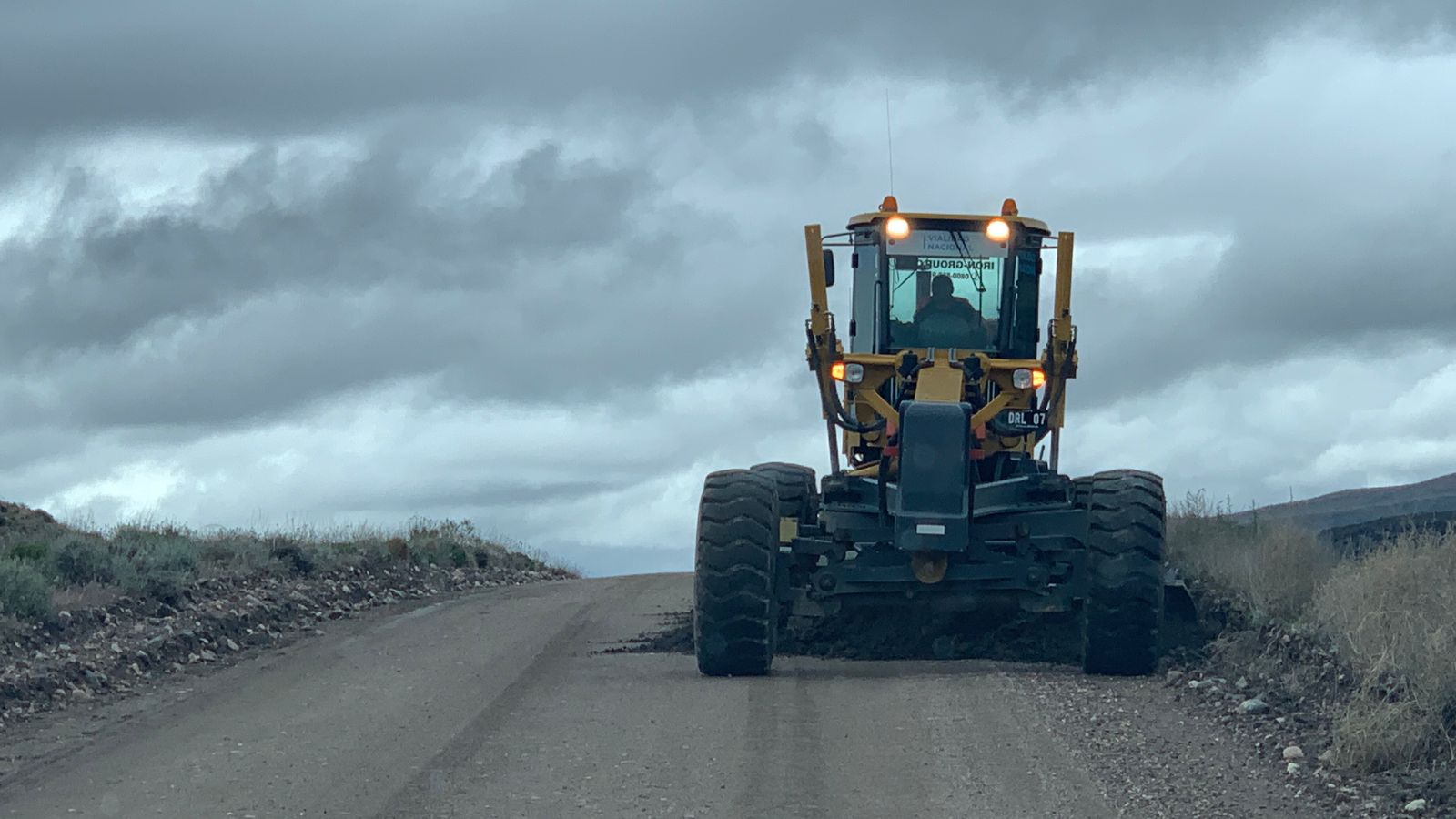 Vialidad Nacional trabaja en el tramo de ripio de la Ruta Nacional 23 ...
